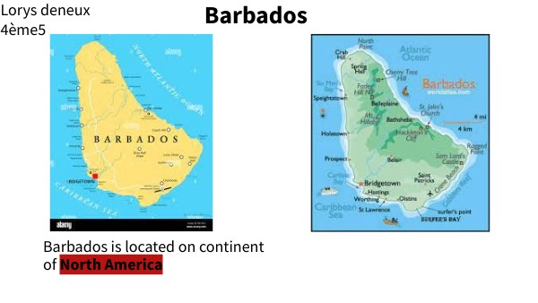 Anglais Barbados oral