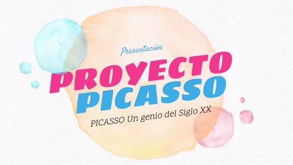 PRESENTACIÓN PICASSO
