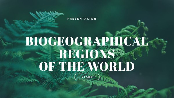 BIOGEOGRAPHICAL REGIONS