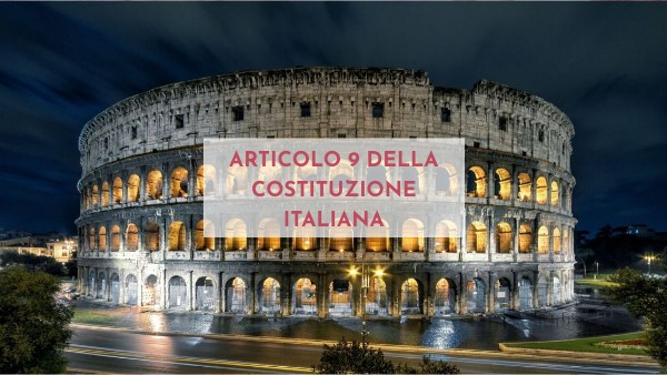 ARTICOLO 9 ARTE