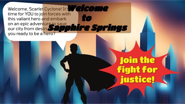 Superhero ESCAPE ROOM - Template