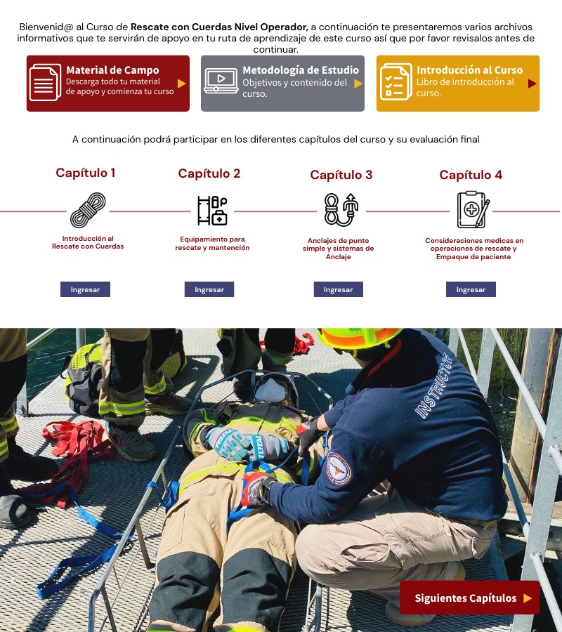 Rescate con Cuerdas Nivel Operador