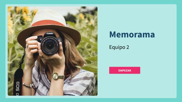 Memorama fotografía 2 | Genially