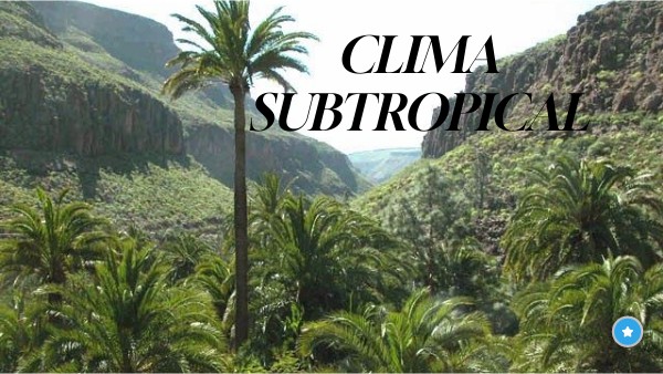 clima subtropical