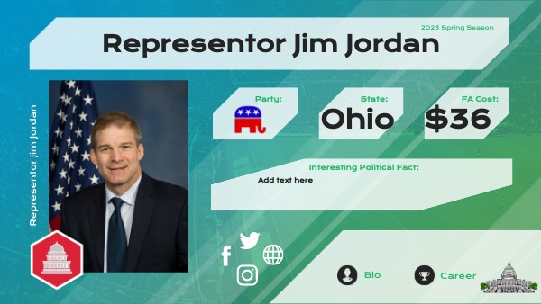 Student Template (Fantasy Congress Draft Pick Slides)