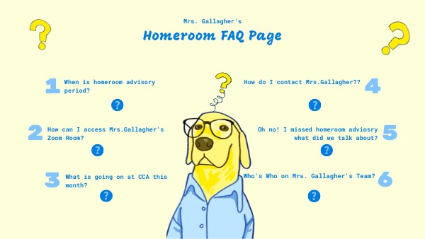 Mrs. Gallagher Homeroom Resources
