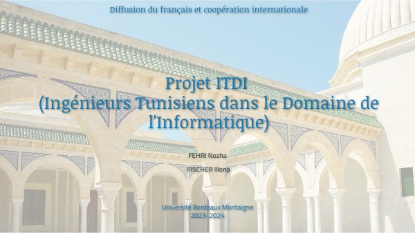 Présentation - Diffusion du français