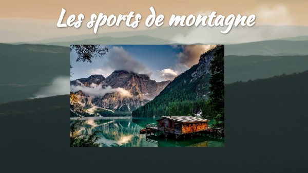 Sports de montagne | Genially
