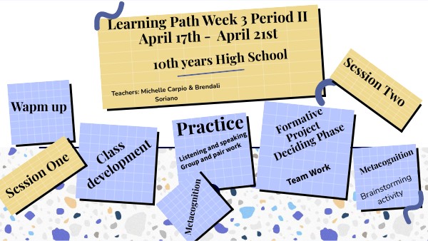 LEARNING PATH WEEK 3-PERIOD II-10th