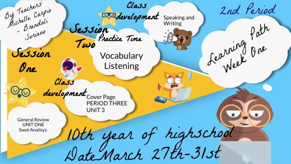 Learning Path Week One 2nd Period | Genially