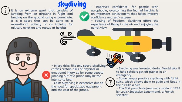 skydiving