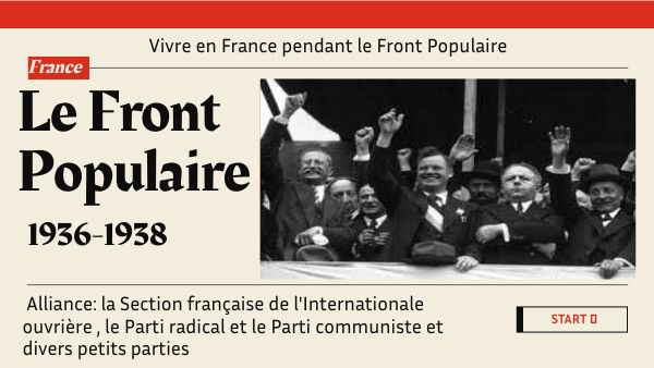 Front populaire | Genially