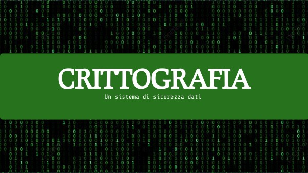 3E_SOMMARIVA_CRITTOGRAFIA | Genially