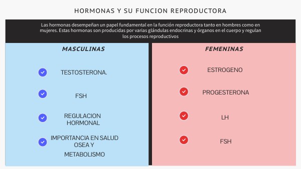 HORMONAS Y SU FUNCION REPRODUCTORA | Genially