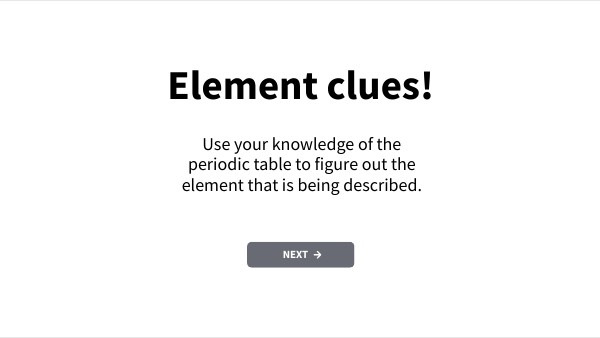 Element clues! | Genially