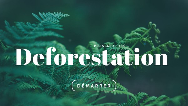 Présentation déforestation