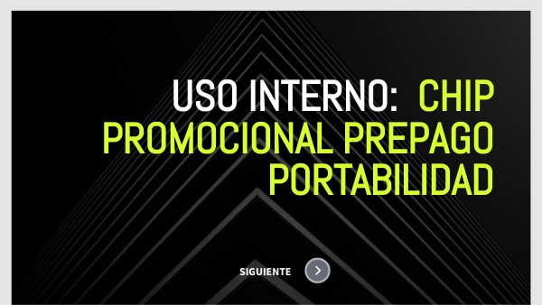 Chip promocional prepago portabilidad | Genially