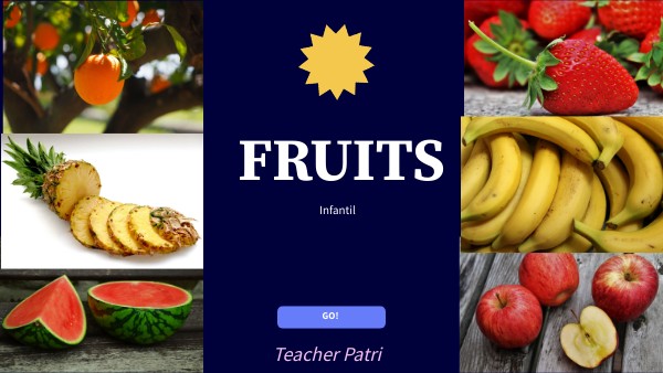 Fruits Infantil TeacherPatri