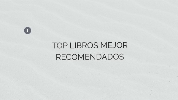 Presentacion Libros. pdf | Genially