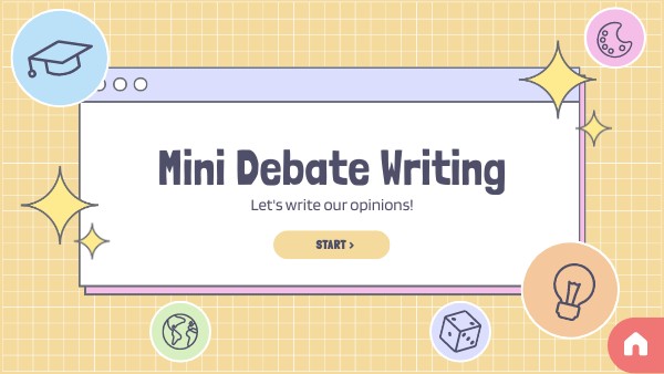 NH3 102-105 mini debate writing | Genially
