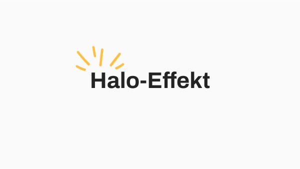 Halo Effekt | Genially