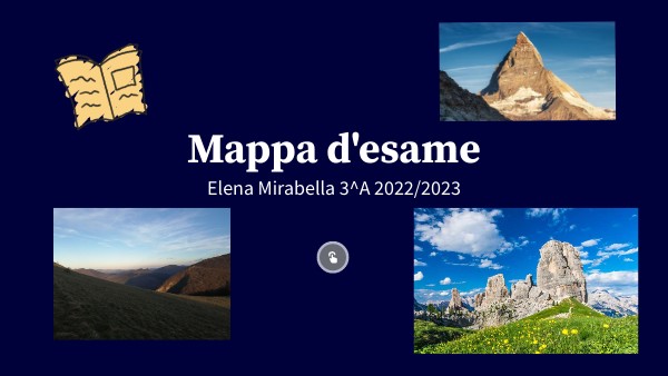 Mappa esame la montagna