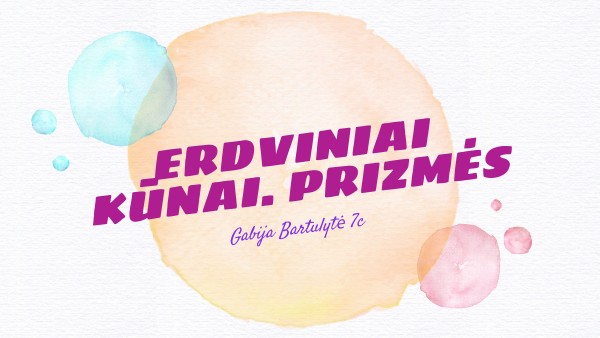 Prizmės | Genially