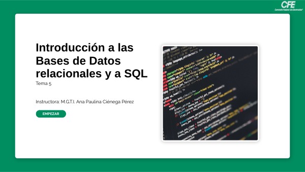 Tema 5 - SQL | Genially