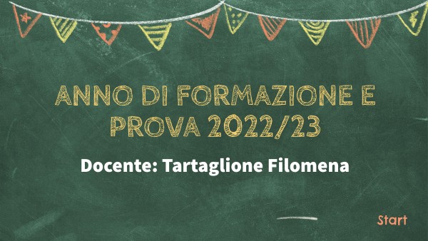 ANNO DI FORMAZIONE E PROVA | Genially