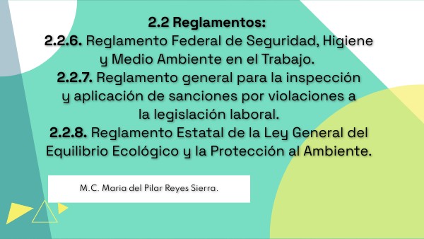 2.2 Reglamentos