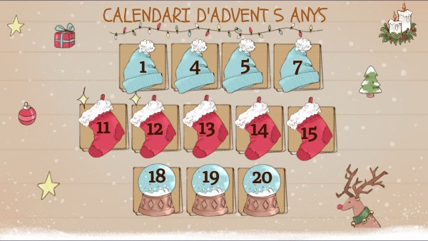 CALENDARI D'ADVENT