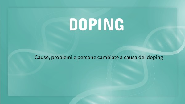 Doping | Genially