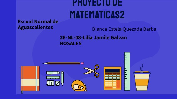 PROYECTO DE MATEMATICAS