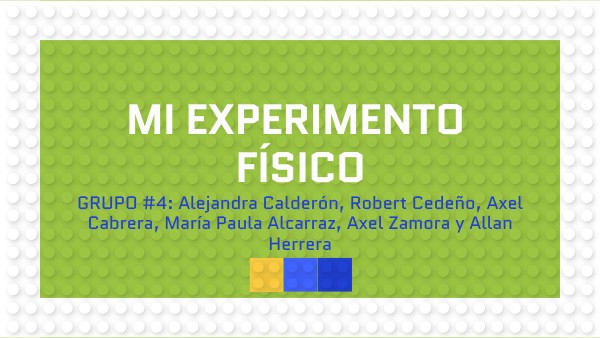 Mi experimento físico