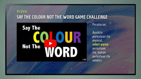 Justifikasi kesesuaian penggunaan mod warnaTELEVISION PRESENTATION