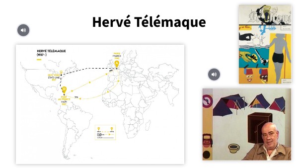 Hervé Télémaque: Djihane, Lydia et Théophile