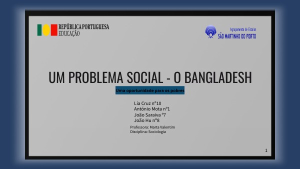 Um problema social- O Bangladesh | Genially