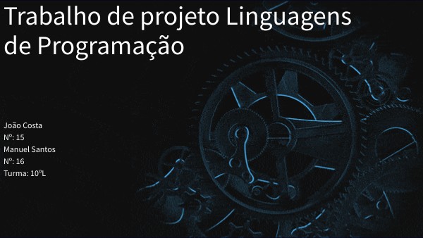 Trabalho Projeto de LP