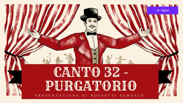 IL MIO PURGATORIO - CANTO 32 | Genially