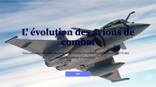 avion combat | Genially
