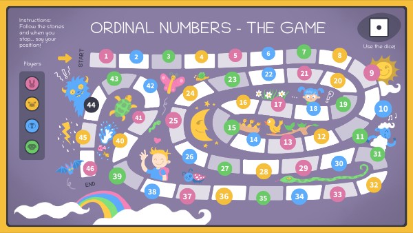 ORDINAL NUMBERS | Genially