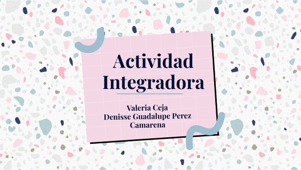 Actividad integradora tecno
