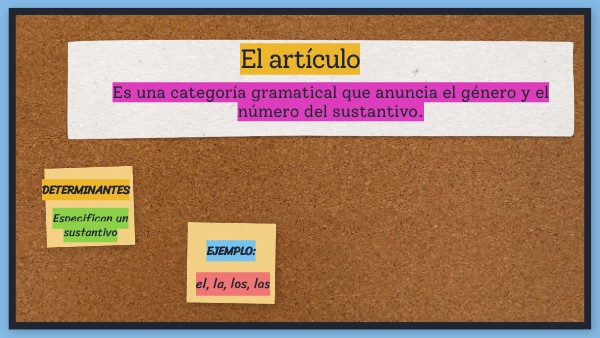 El artículo | Genially