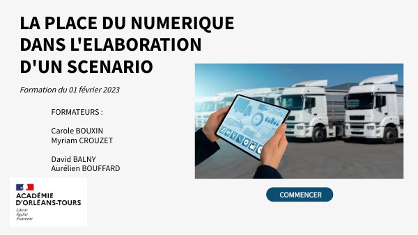 La place du numérique dans l'élaboration de scénario