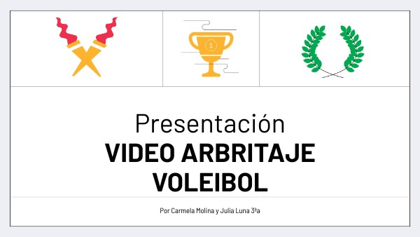 PRESENTACIÓN VAR voley | Genially