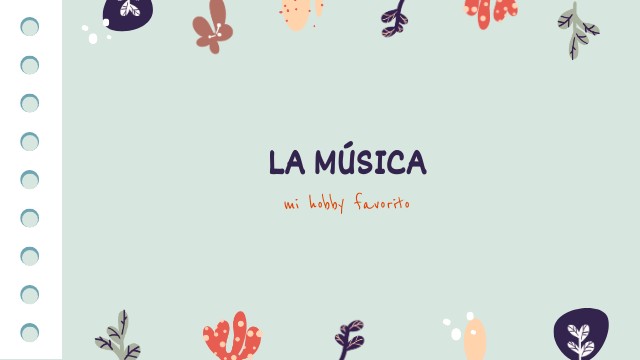Presentación de la música