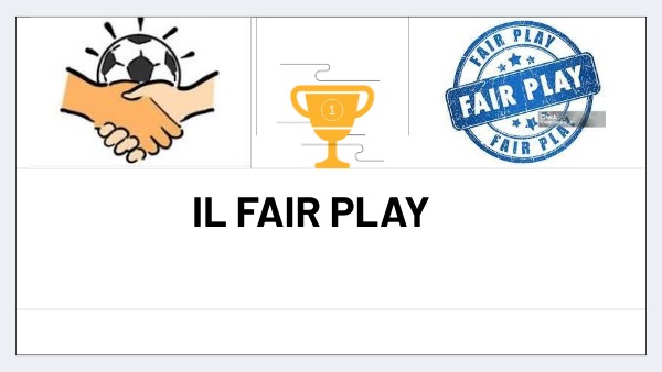 IL FAIR PLAY | Genially