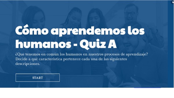 Cómo aprendemos Quizz A