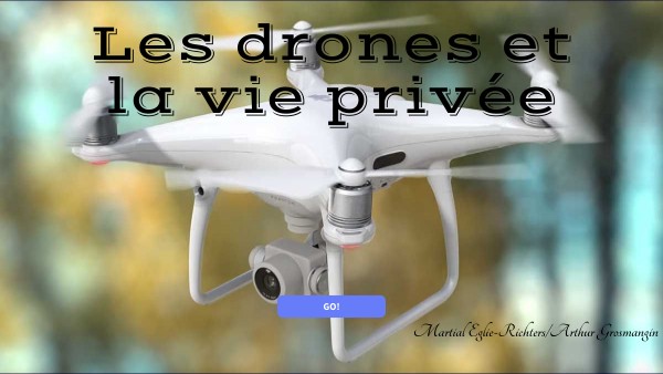 Les drones et la vie privée | Genially