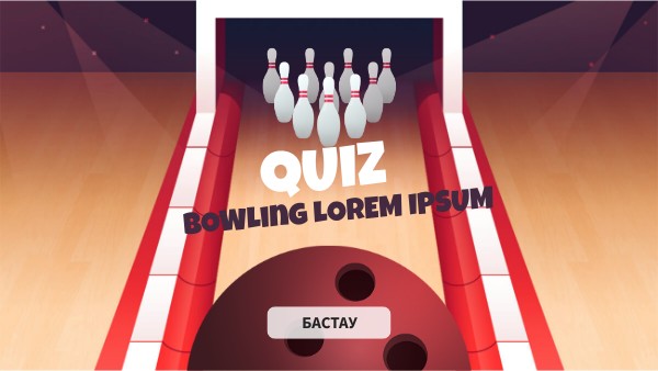 BOWLING QUIZ | Genially